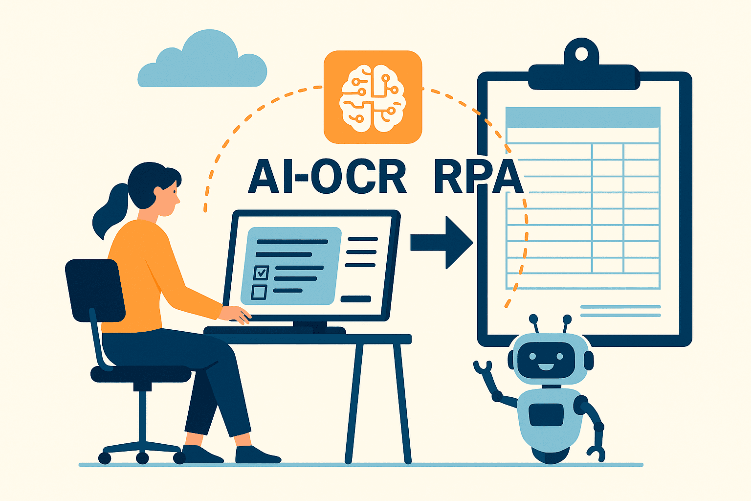 帳票の自動入力とは？AI-OCR・RPA活用で業務効率化を実現する方法